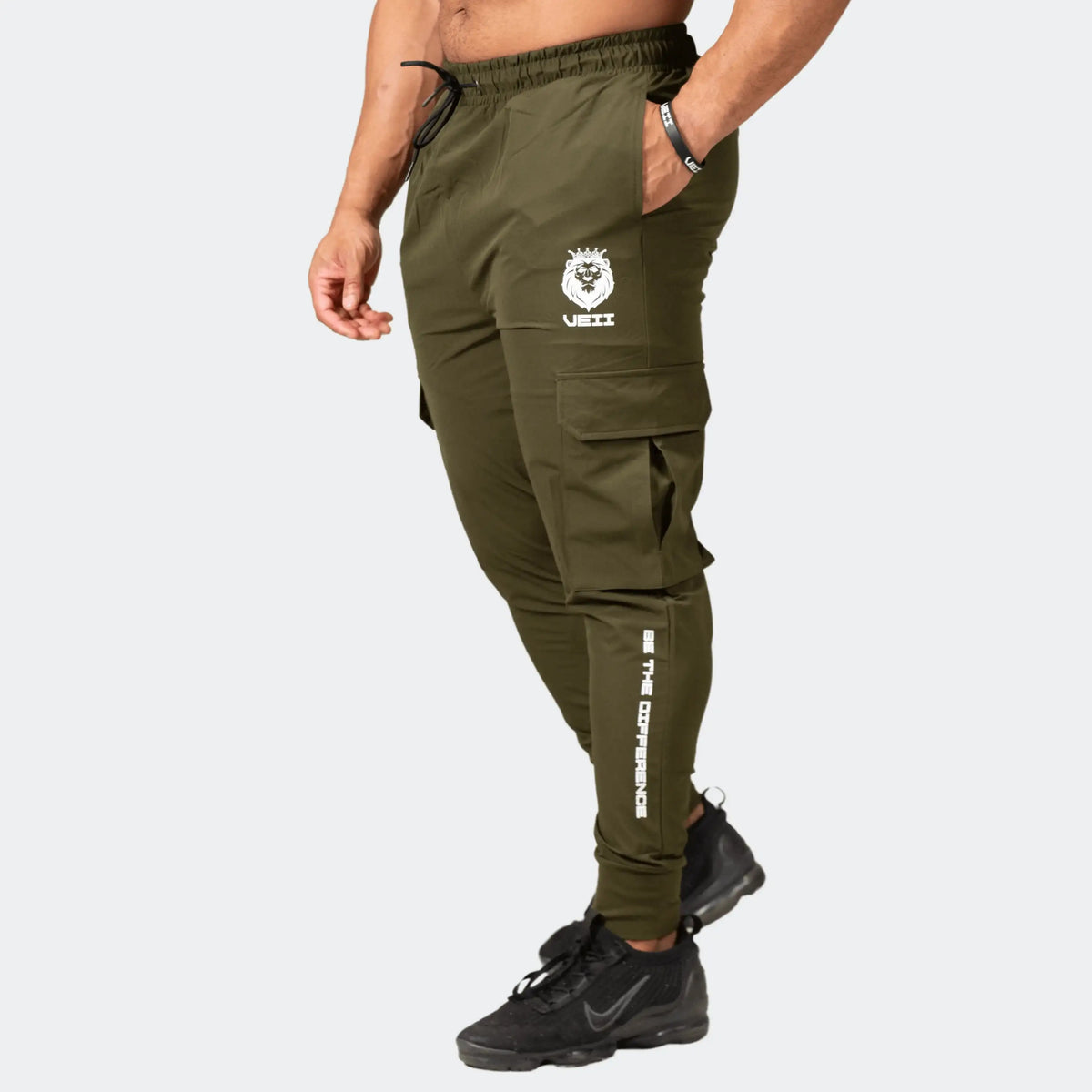 Infinity Cargo Joggers - Olive Green Sweats Veii Apparel | Veii Apparel