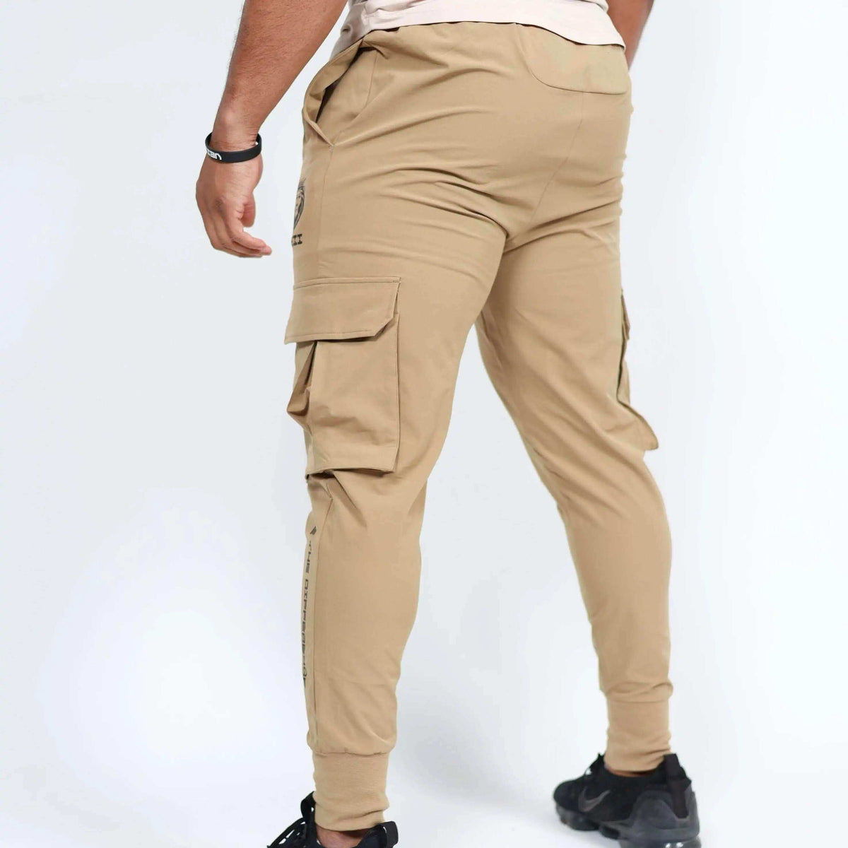 Infinity Cargo Joggers - Tan Workout Fitness Veii Apparel | Veii Apparel