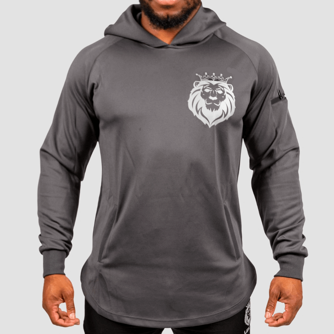 Stealth Hoodie - Dark Grey Breathable Workout Veii Apparel | Veii Apparel