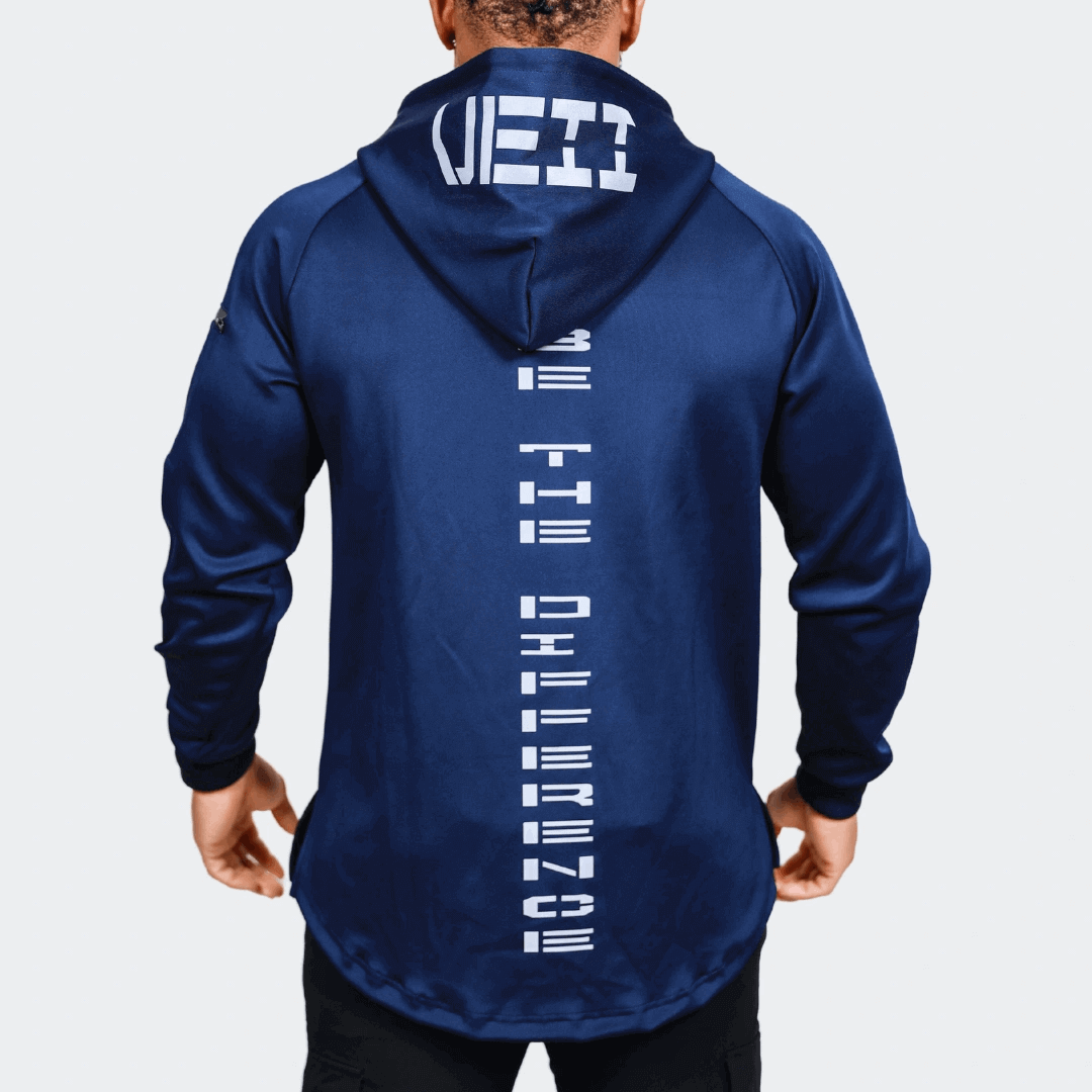 Stealth Hoodie - Navy Blue Breathable Workout Veii Apparel | Veii Apparel